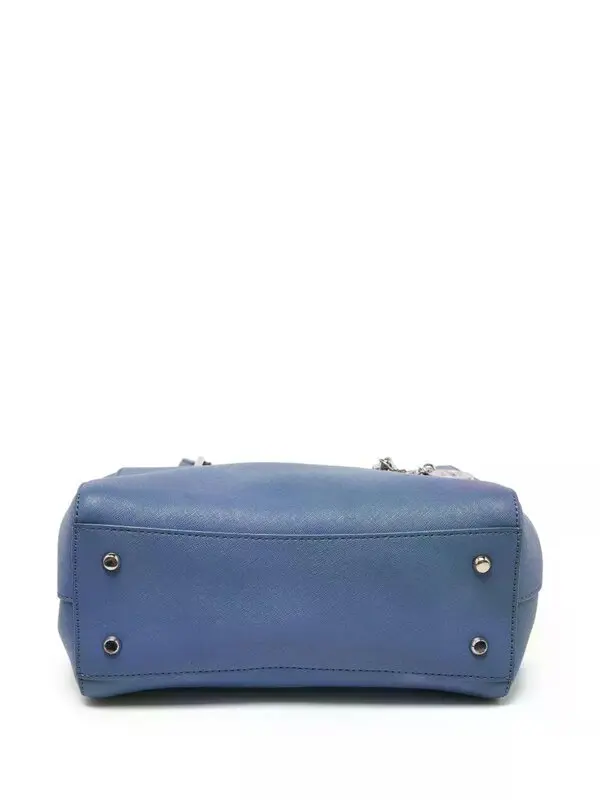 Dkny Leather Tote Bag - Blue