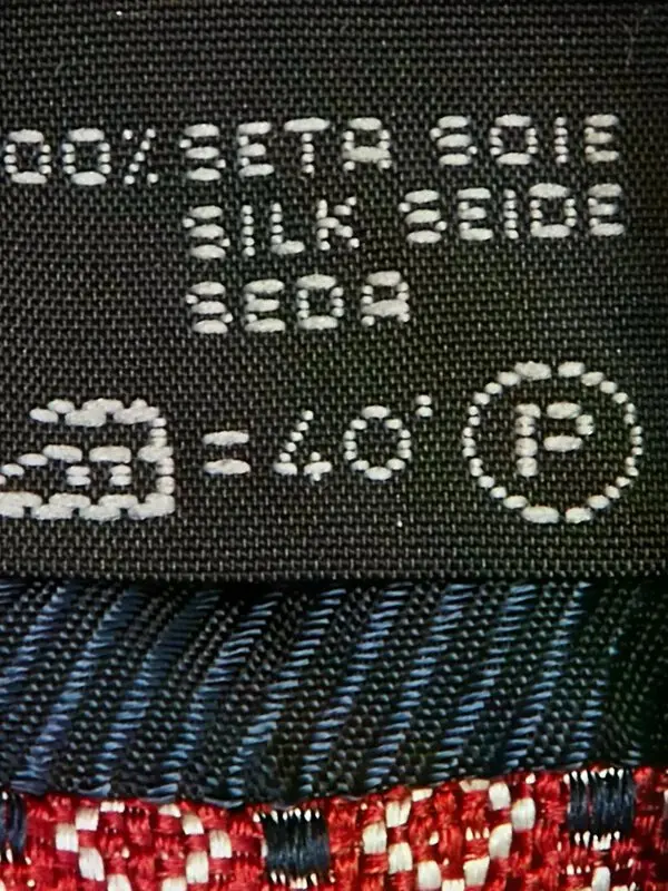 Ermenegildo Zegna Geometric Pattern Silk Tie