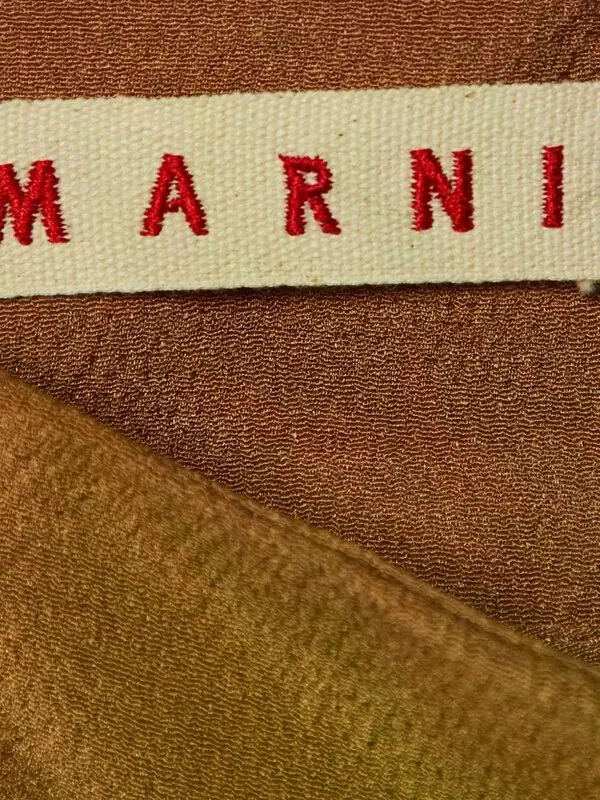 Marni Mini Silk Flared Skirt
