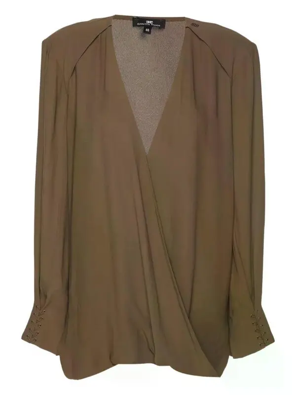 Elisabetta Franchi Crepe Blouse