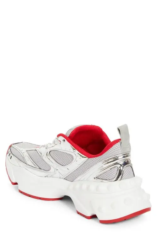 CHRISTIAN LOUBOUTIN So Flo Sneaker - Silver