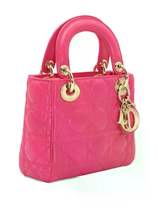 Dior Mini Lady Crossbody Bag - Pink