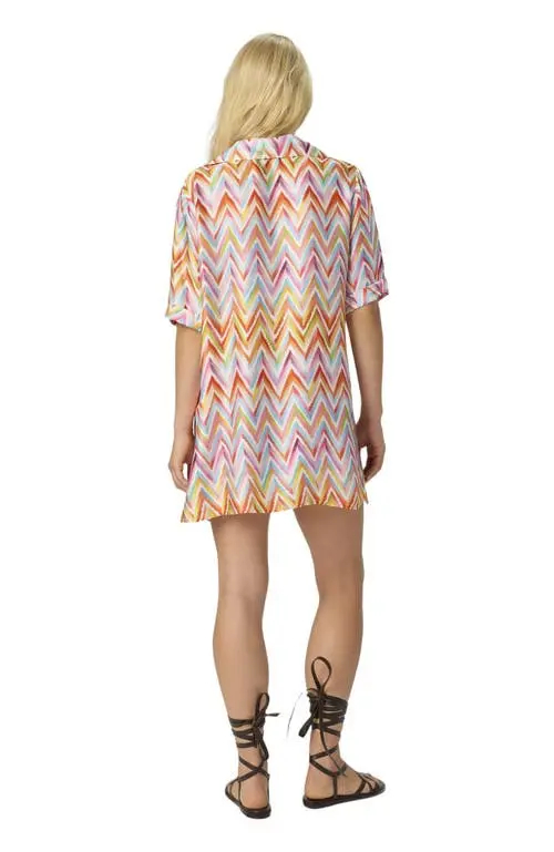 Missoni Bowling Style Cover-up Shirt