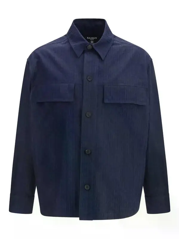 Balmain Monogram Pocket Overshirt