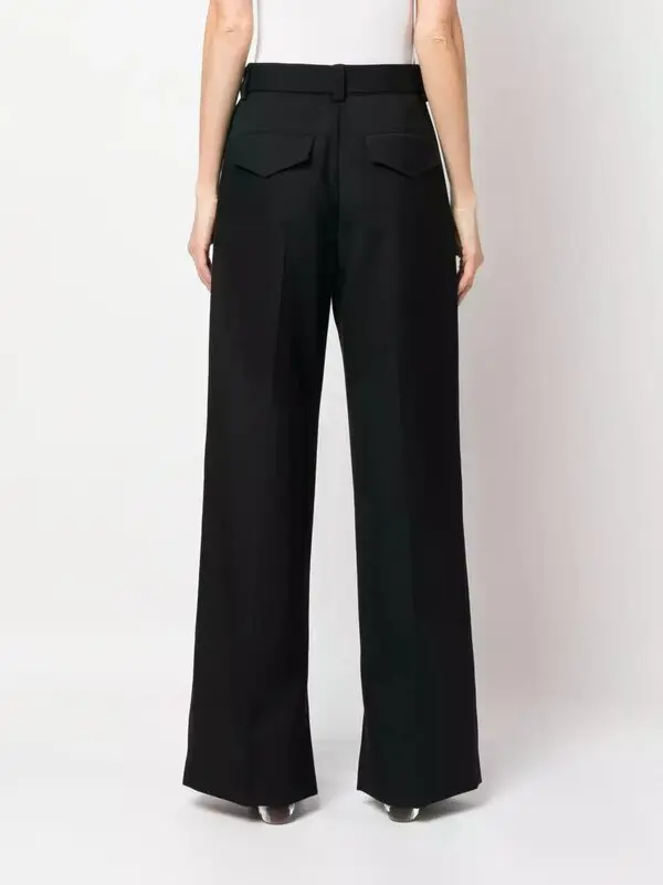 JIL SANDER Belted Waist Wide-leg Trousers