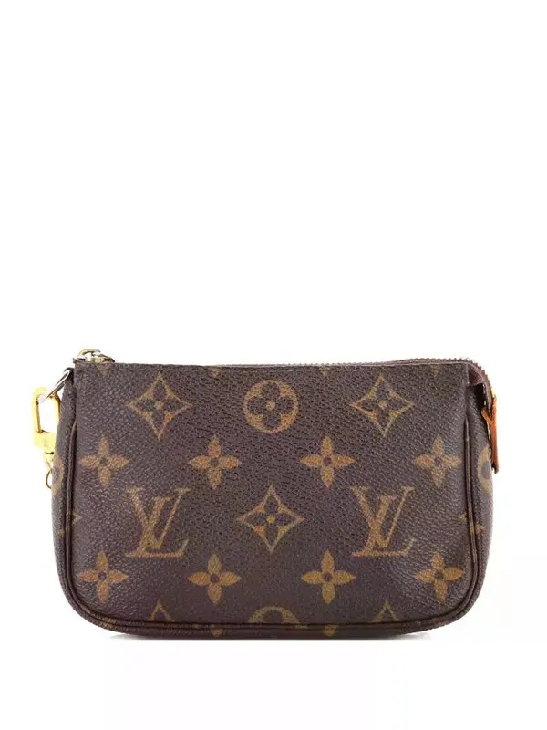 LOUIS VUITTON Pochette Accessoires Monogram Canvas Mini Clutch