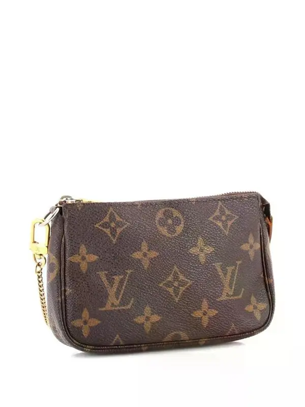 LOUIS VUITTON Pochette Accessoires Monogram Canvas Mini Clutch