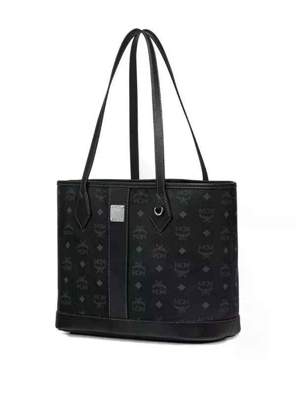 Mcm Small Logo-print Tote Bag