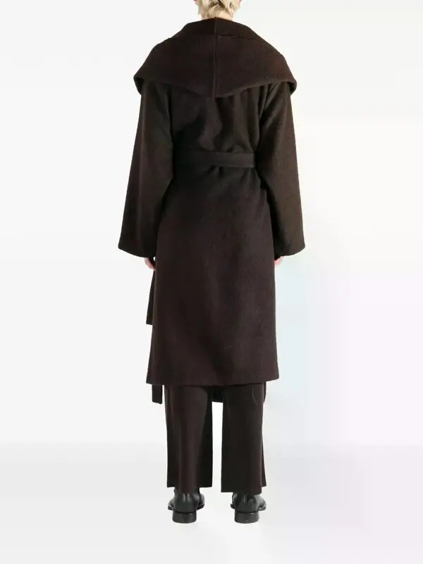 UMA WANG X 1436 Hooded Belted Coat