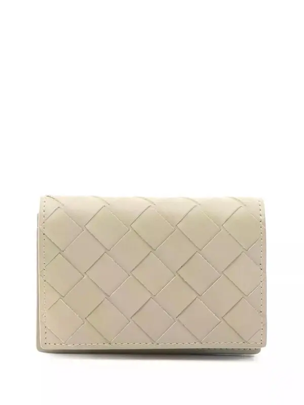 Bottega Veneta 2012-2025 Nappa Intrecciato Card Holder - Brown