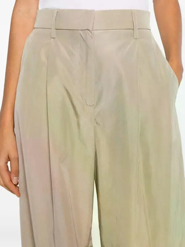 FORTE_FORTE Pleated Wide-leg Trousers