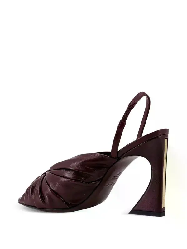 Fendi Arco Twisted-design Heeled Pumps - Purple