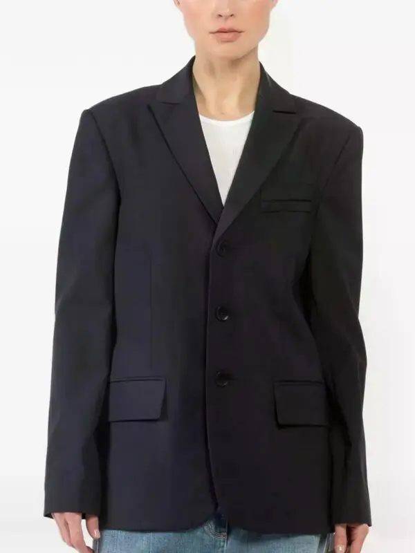 Tibi Button-fastening Single-breasted Blazer