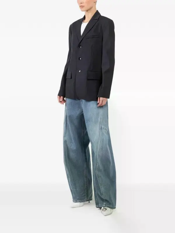 Tibi Button-fastening Single-breasted Blazer