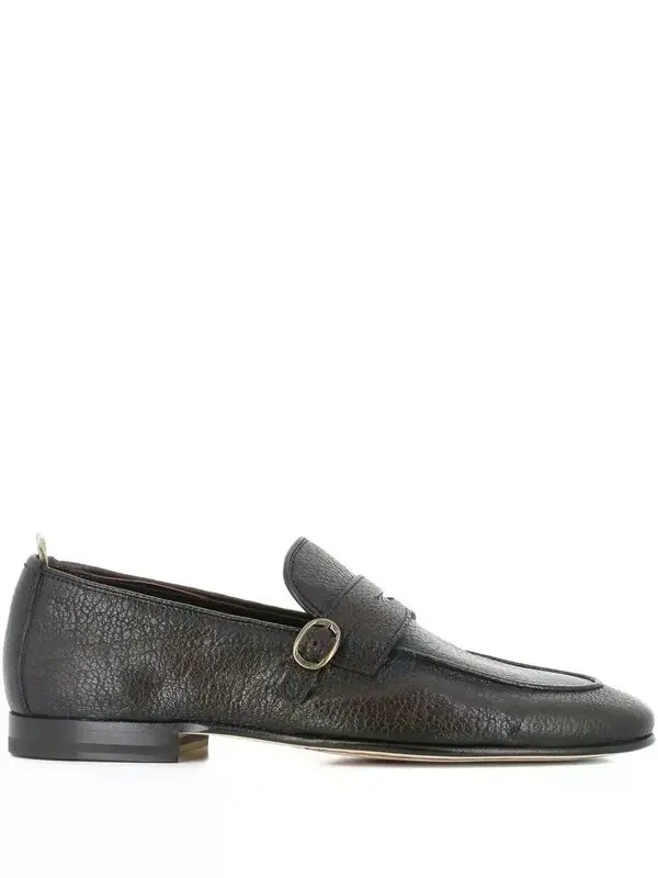 Officine Creative Leather Buckled Loafers