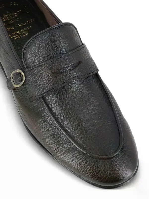 Officine Creative Leather Buckled Loafers
