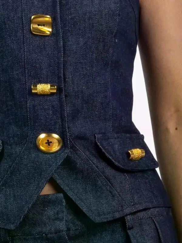 Françoise Button-fastening Top