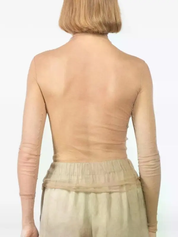 CORTANA Cisne Tulle Long-sleeved Sweater