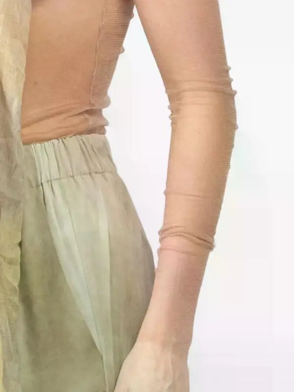 CORTANA Cisne Tulle Long-sleeved Sweater