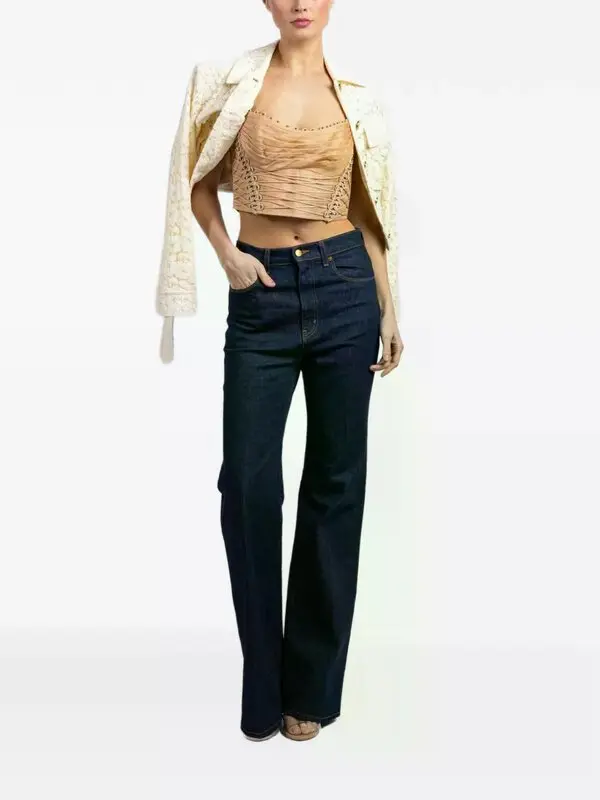 Zimmermann Rebellion Beaded Crop Top