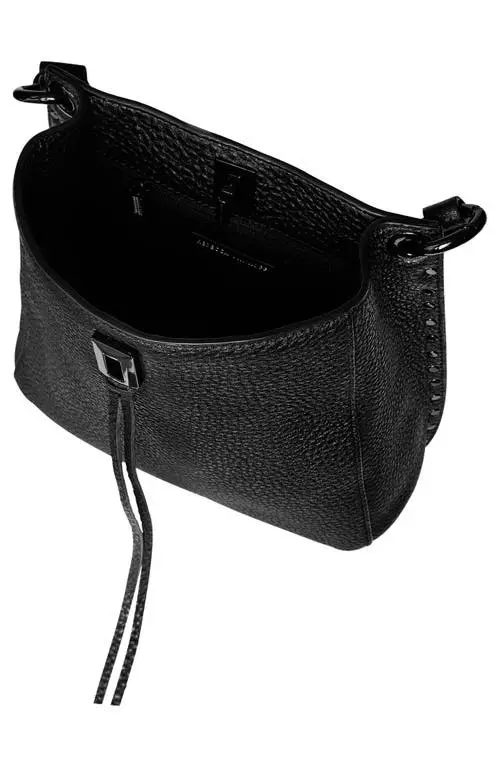 Rebecca Minkoff Darren Leather Shoulder Bag - Black
