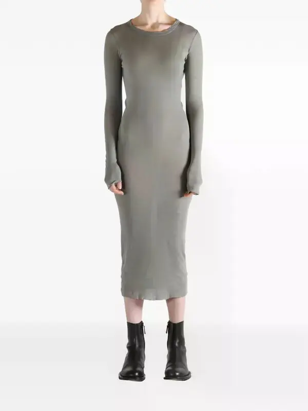 Rick Owens Long-sleeve Midi Dress