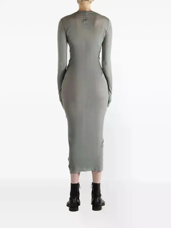 Rick Owens Long-sleeve Midi Dress