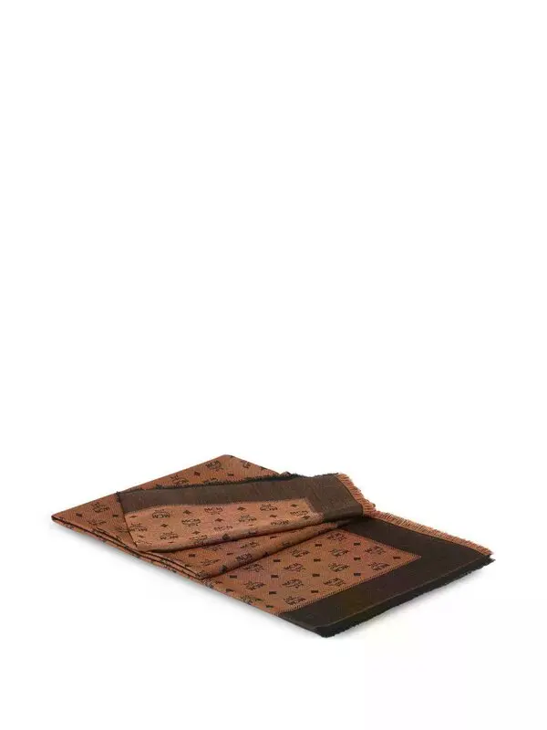 Mcm Monogram-pattern Shawl