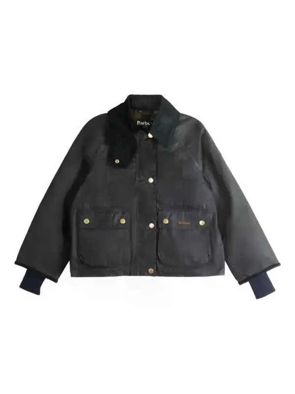 Barbour Beadnell Cropped Jacket - Blue