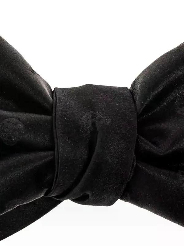 Alexander McQueen Skull-pattern Bow Tie