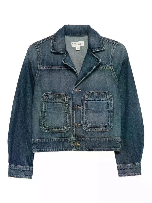 NILI LOTAN Patch-pocket Denim Jacket