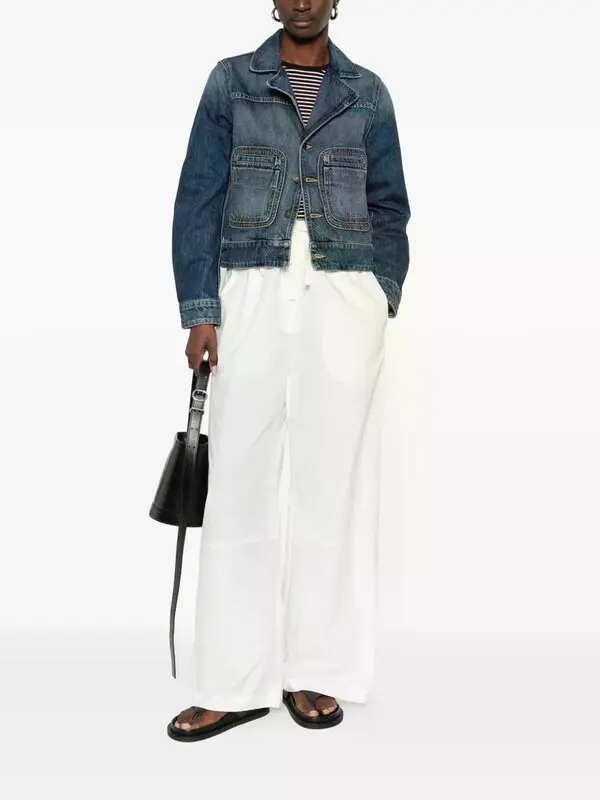 NILI LOTAN Patch-pocket Denim Jacket