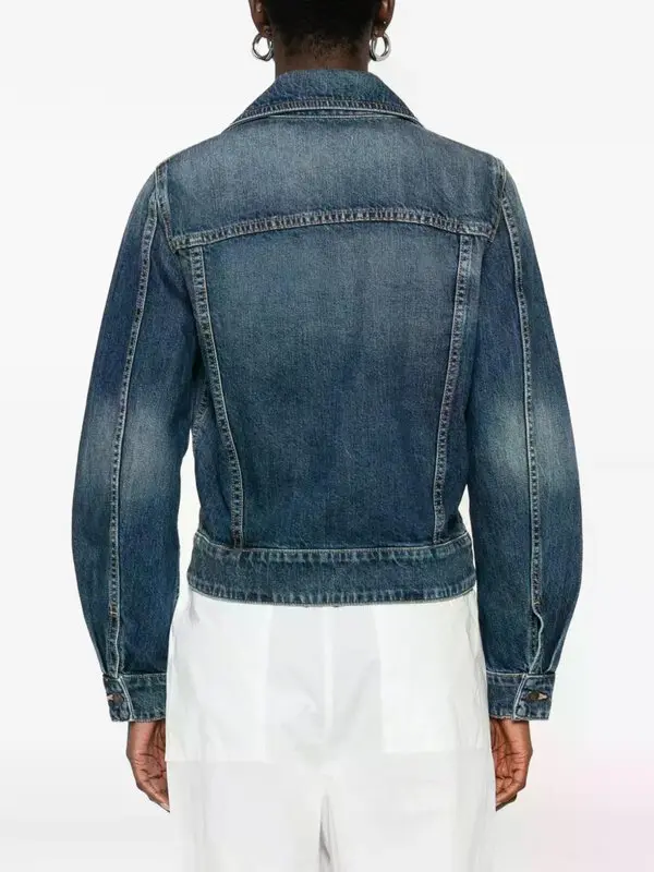 NILI LOTAN Patch-pocket Denim Jacket