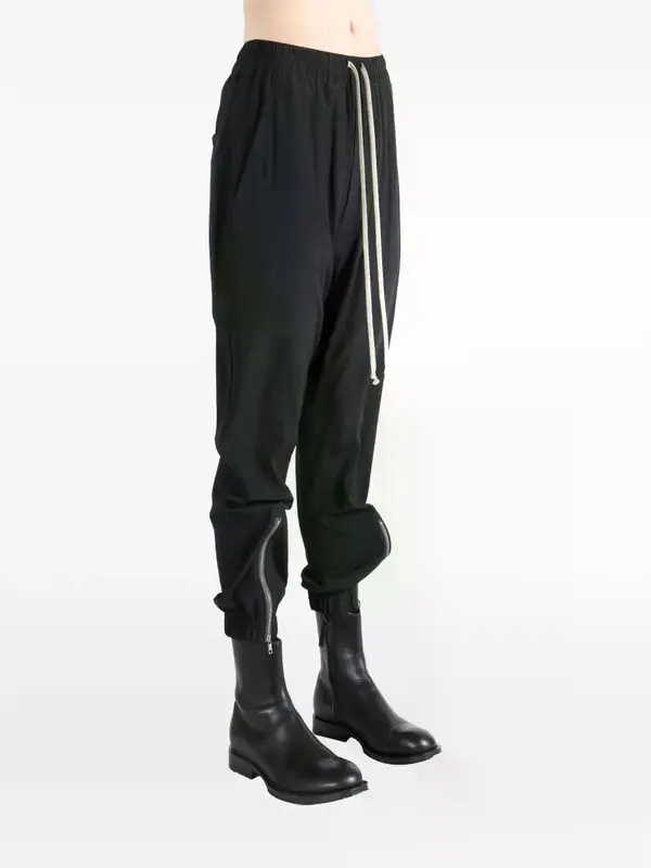 Rick Owens Tecuatl Drawstring Track Pants - Black