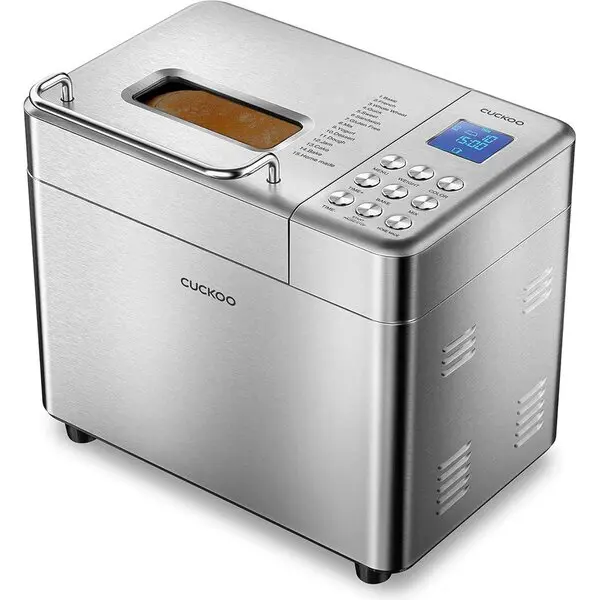 CUCKOO Cbm-aab101s 2 Lb. Multi-functional Bread Maker With 17 Menu Options - Silver
