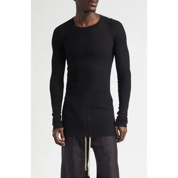 Rick Owens Long Sleeve Rib T-shirt