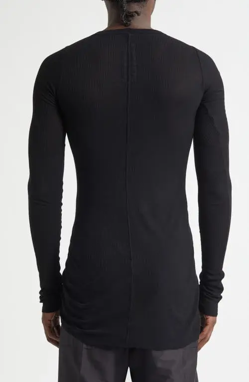 Rick Owens Long Sleeve Rib T-shirt