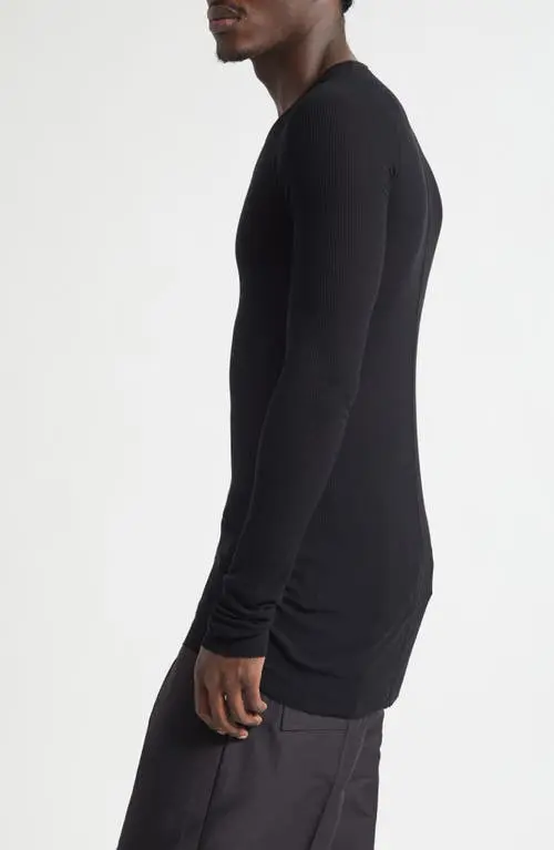 Rick Owens Long Sleeve Rib T-shirt