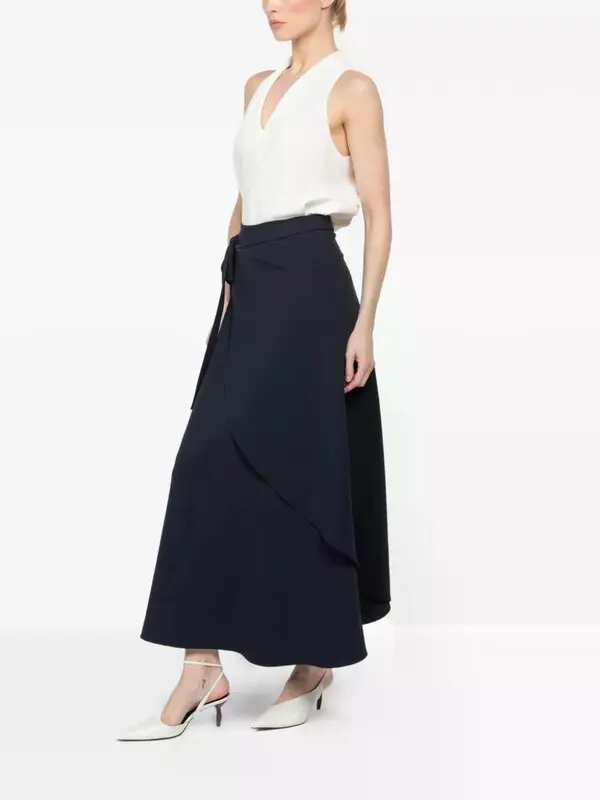 PETER COHEN Wrap-style Maxi Skirt