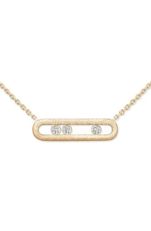 Messika Move Classique Ciselè Diamond Pendant Necklace