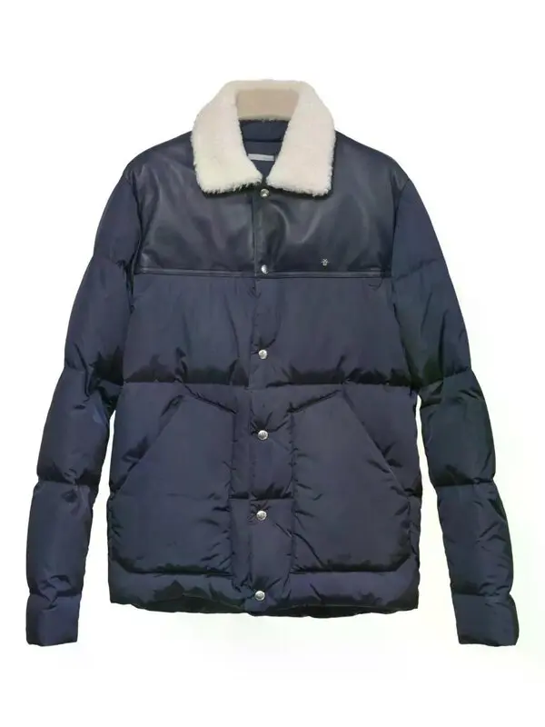 Dior Shearling Collar Goose Down Puffer Jacket