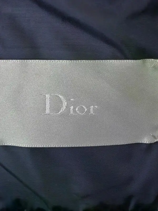 Dior Shearling Collar Goose Down Puffer Jacket