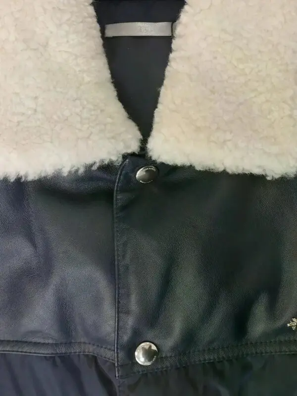 Dior Shearling Collar Goose Down Puffer Jacket