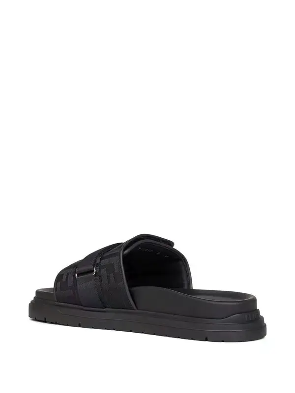 Fendi Jacquard Strap Slides