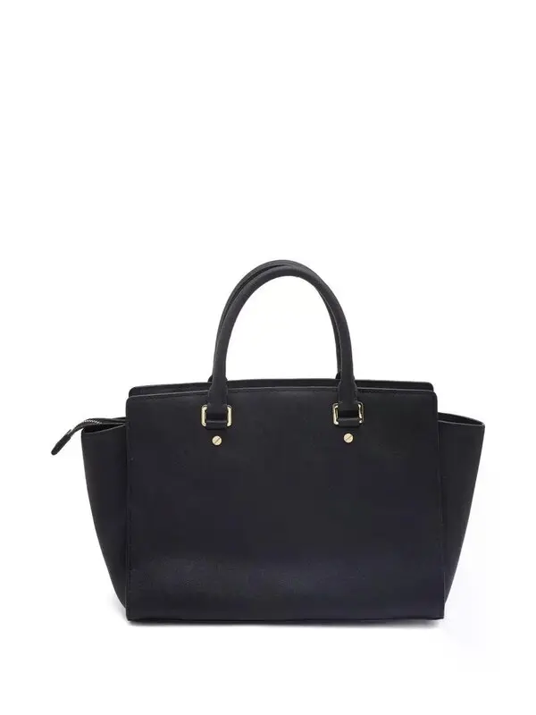 Michael Kors Leather Shoulder Bag - Black