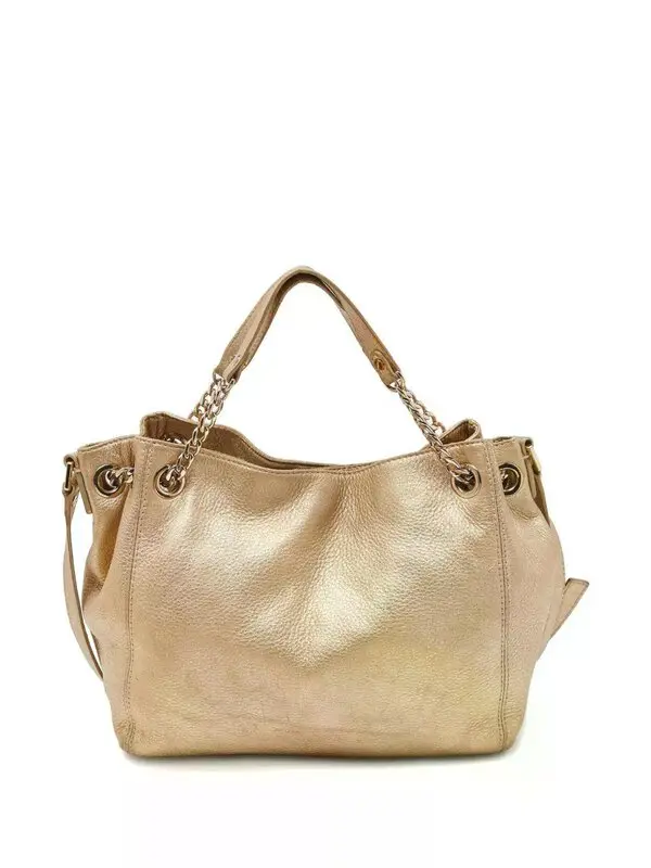 Michael Kors Leather Chain Shoulder Bag - Neutrals