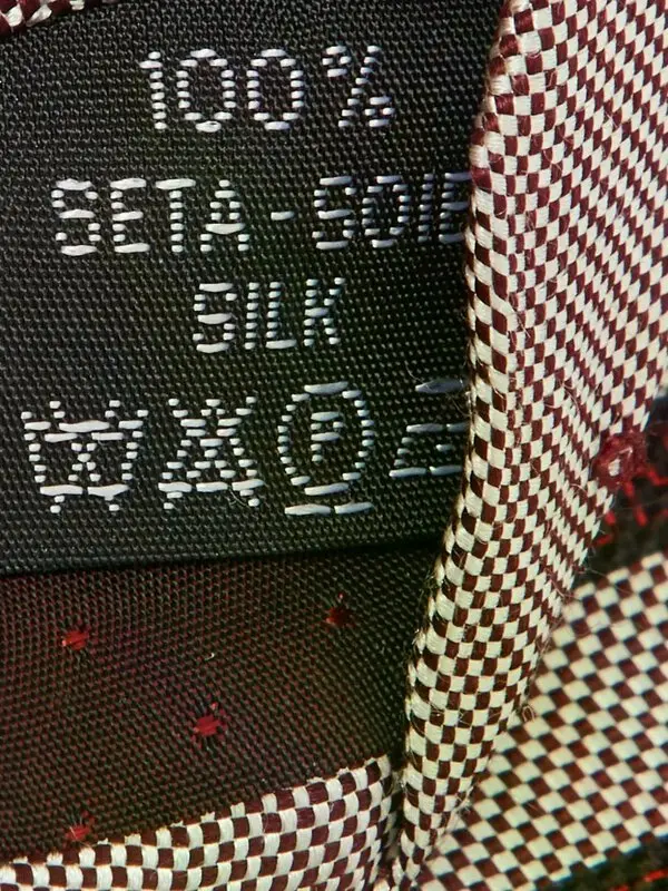 Versace Diagonal Stripe Pattern Neck Tie