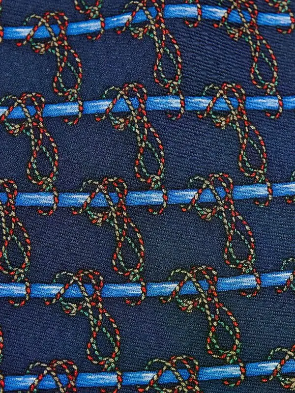 S.t. Dupont Silk Neck Tie - Blue