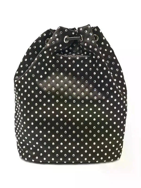 Prada Crystal Embellishment Drawstring Bucket Bag