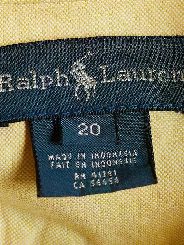 Polo Ralph Lauren Button-down Long-sleeve Shirt - Yellow
